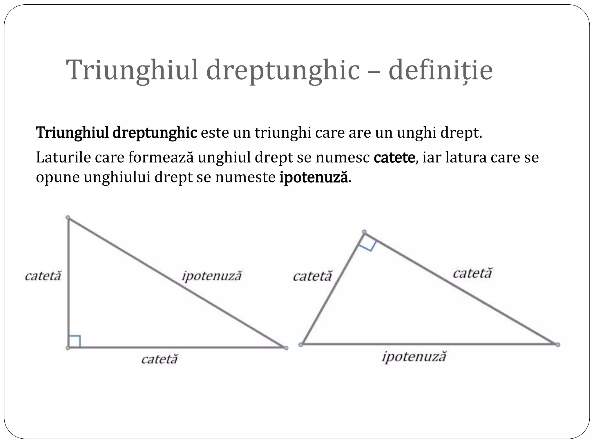 Proprietati ale triunghiurilor | PPTX