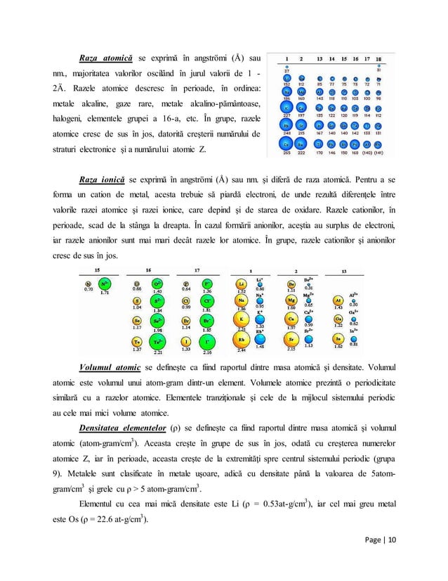 Proprietatile elementelor | PDF