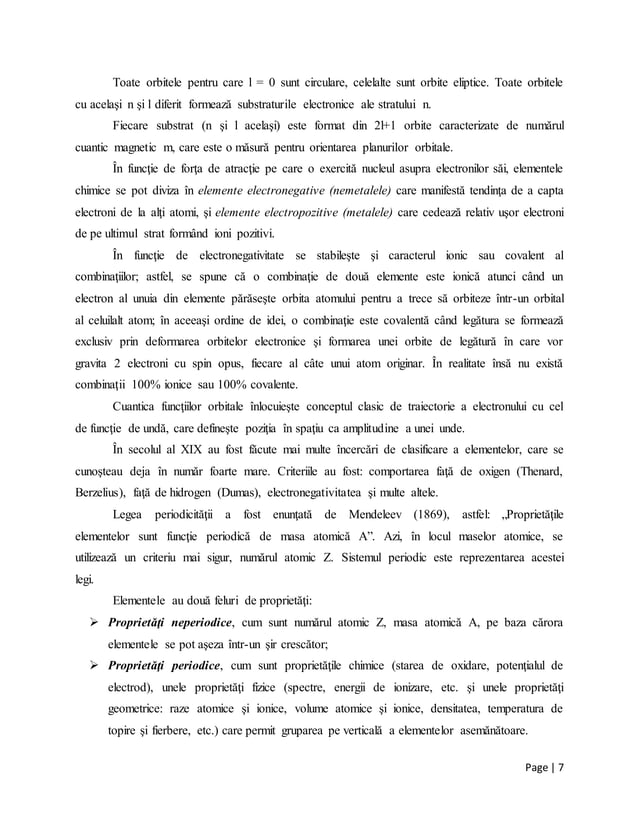 Proprietatile elementelor | PDF