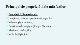 Proprietatile marfurilor | PPTX