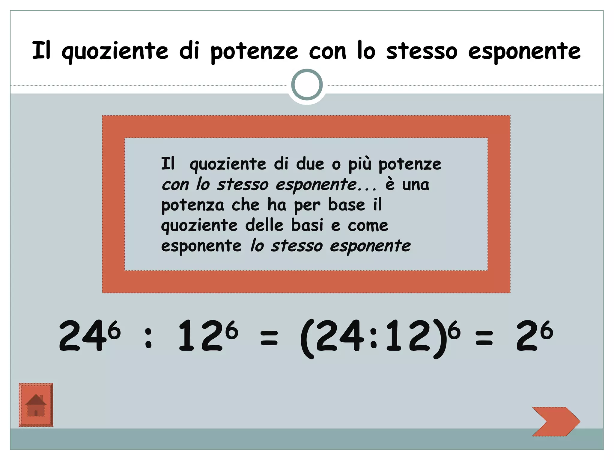 Proprietà delle potenze | PPT