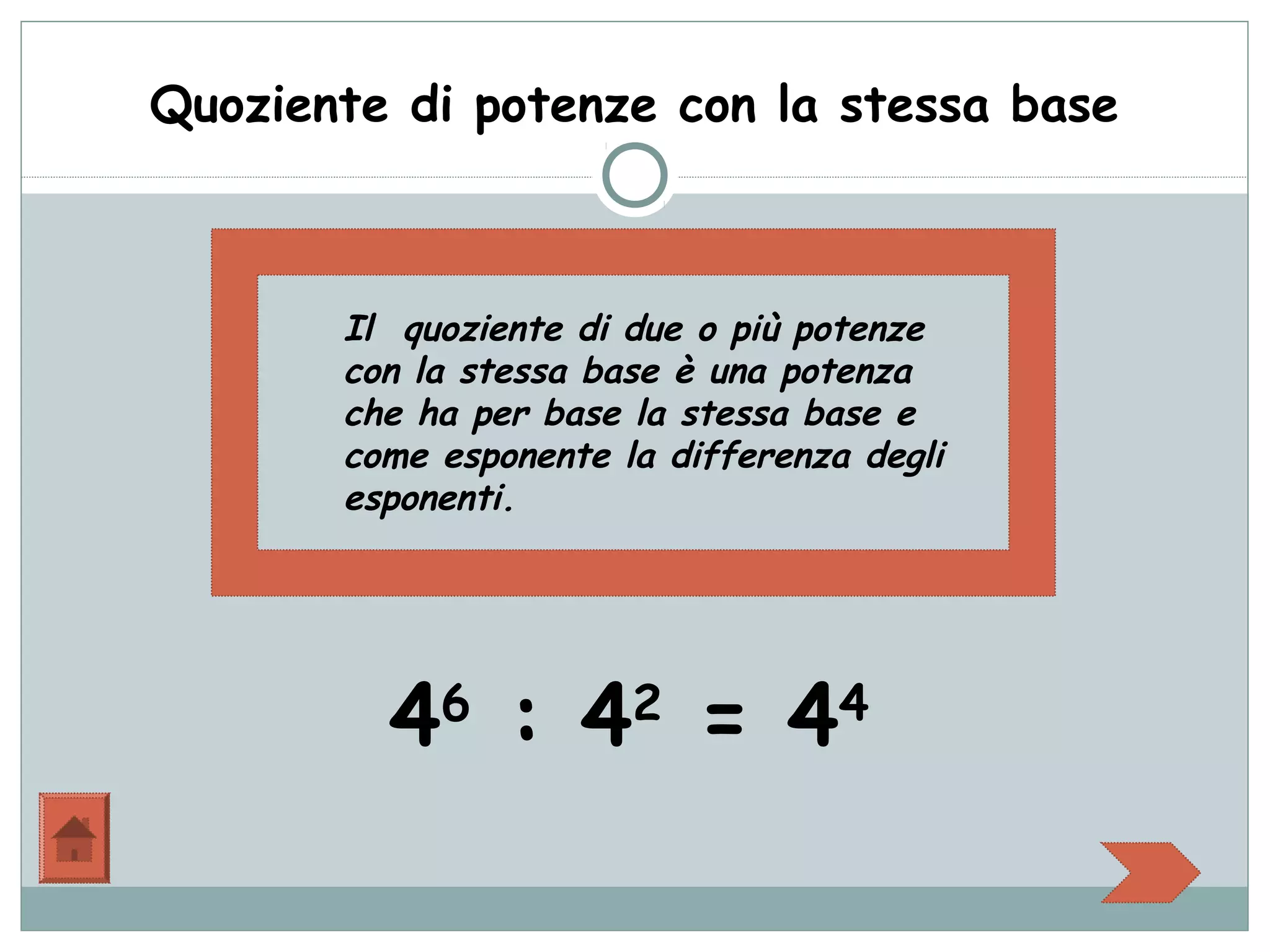 Proprietà delle potenze | PPT