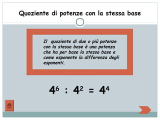 Proprietà delle potenze | PPT