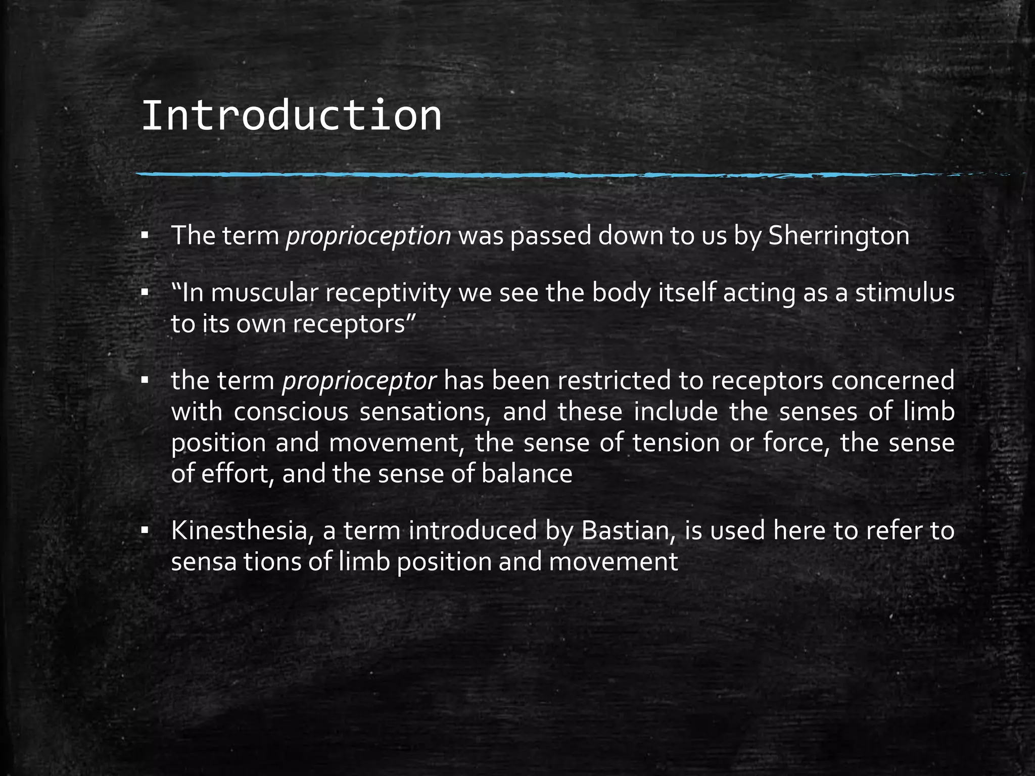 Proprioception | PPTX