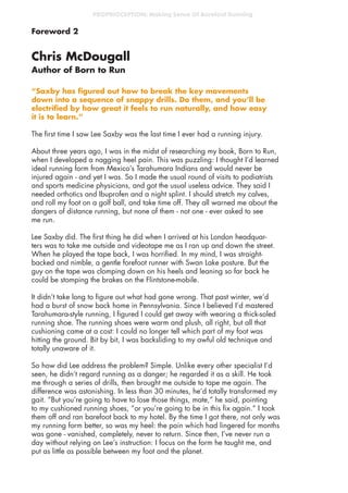 Proprioception making sense of barefoot running by lee saxby | PDF