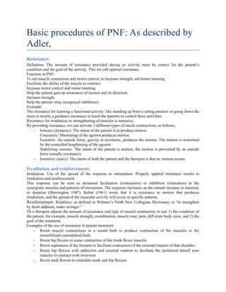 Proprioceptive neuromuscular facilitation | PDF