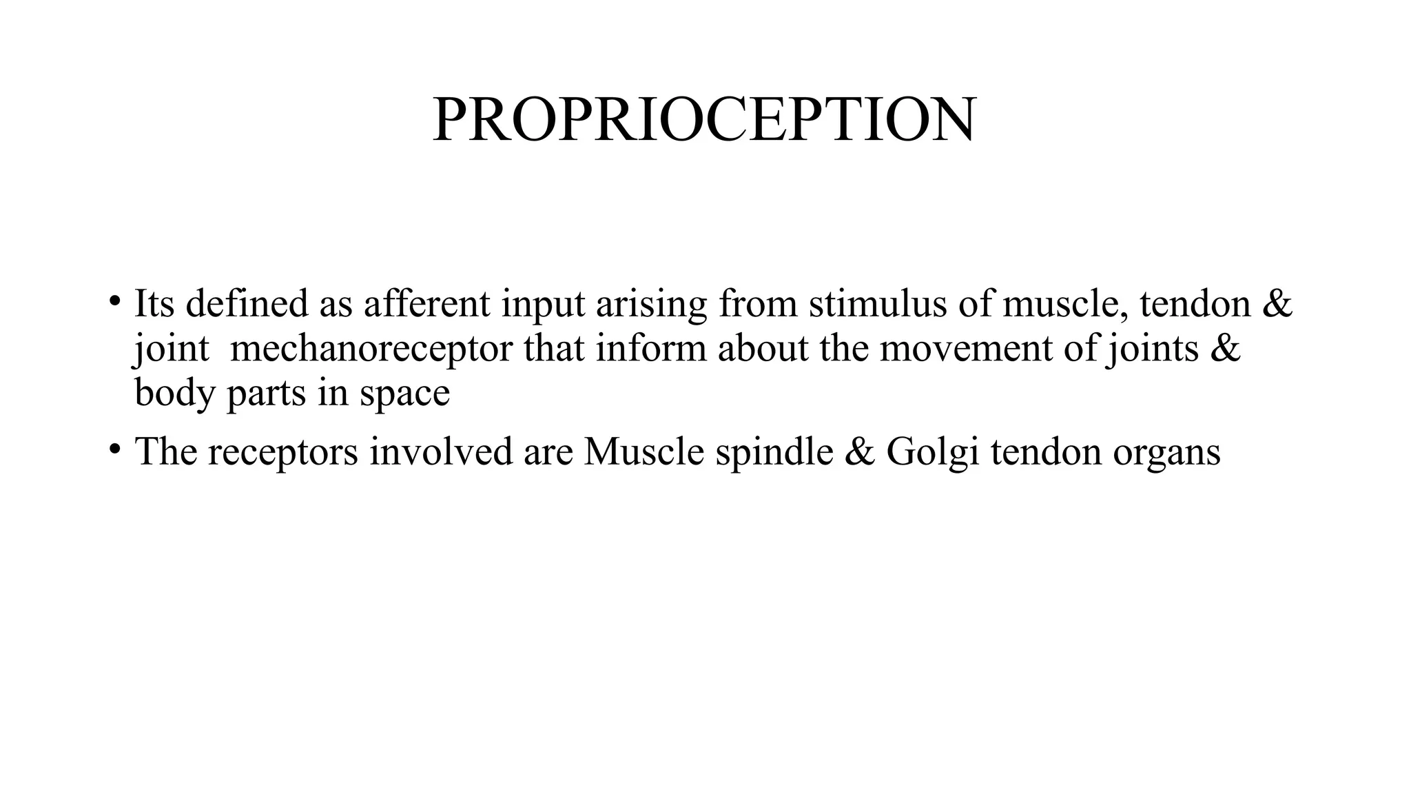 PROPRIOCEPTIVE PATHWAY (1).ppt dorsal column medial lemniscal system.x ...