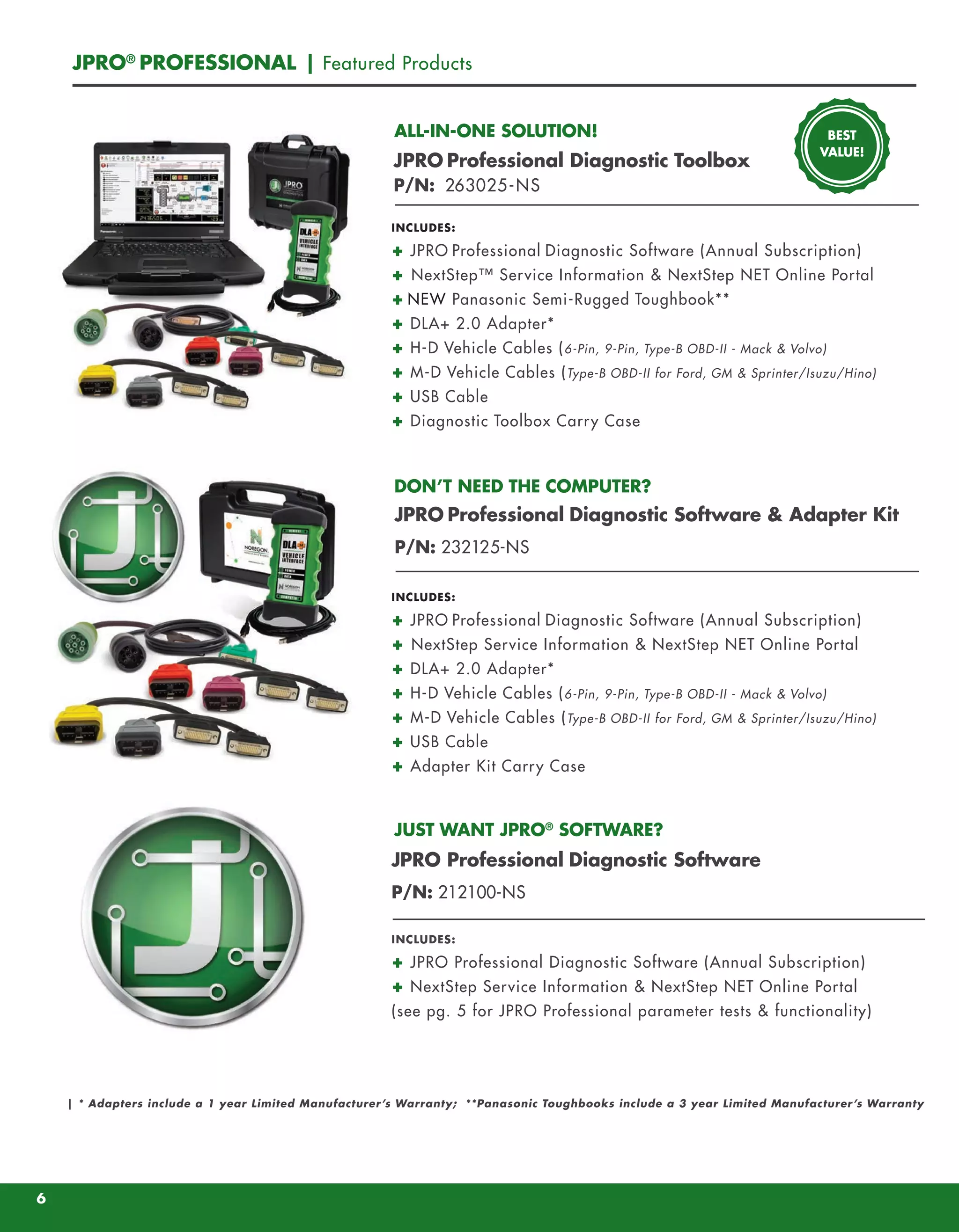 JPRO Professional Heavy Duty Truck Diagnostic Toolbox User Manual | PDF