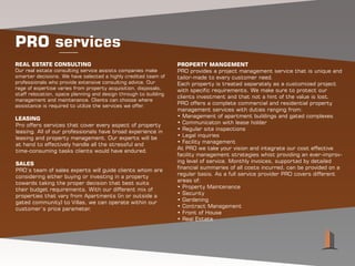 Professional Real Estate Projects - Company Profile | PPT