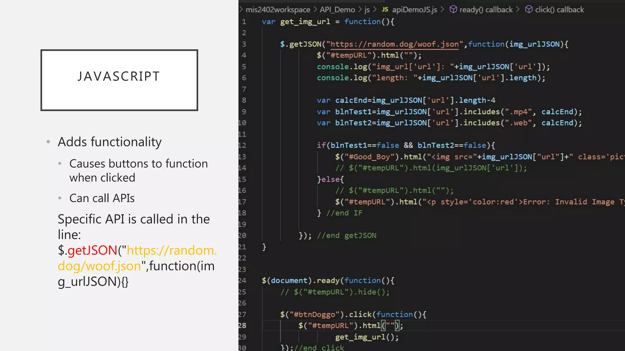 Pro project presentation api demo | PPTX