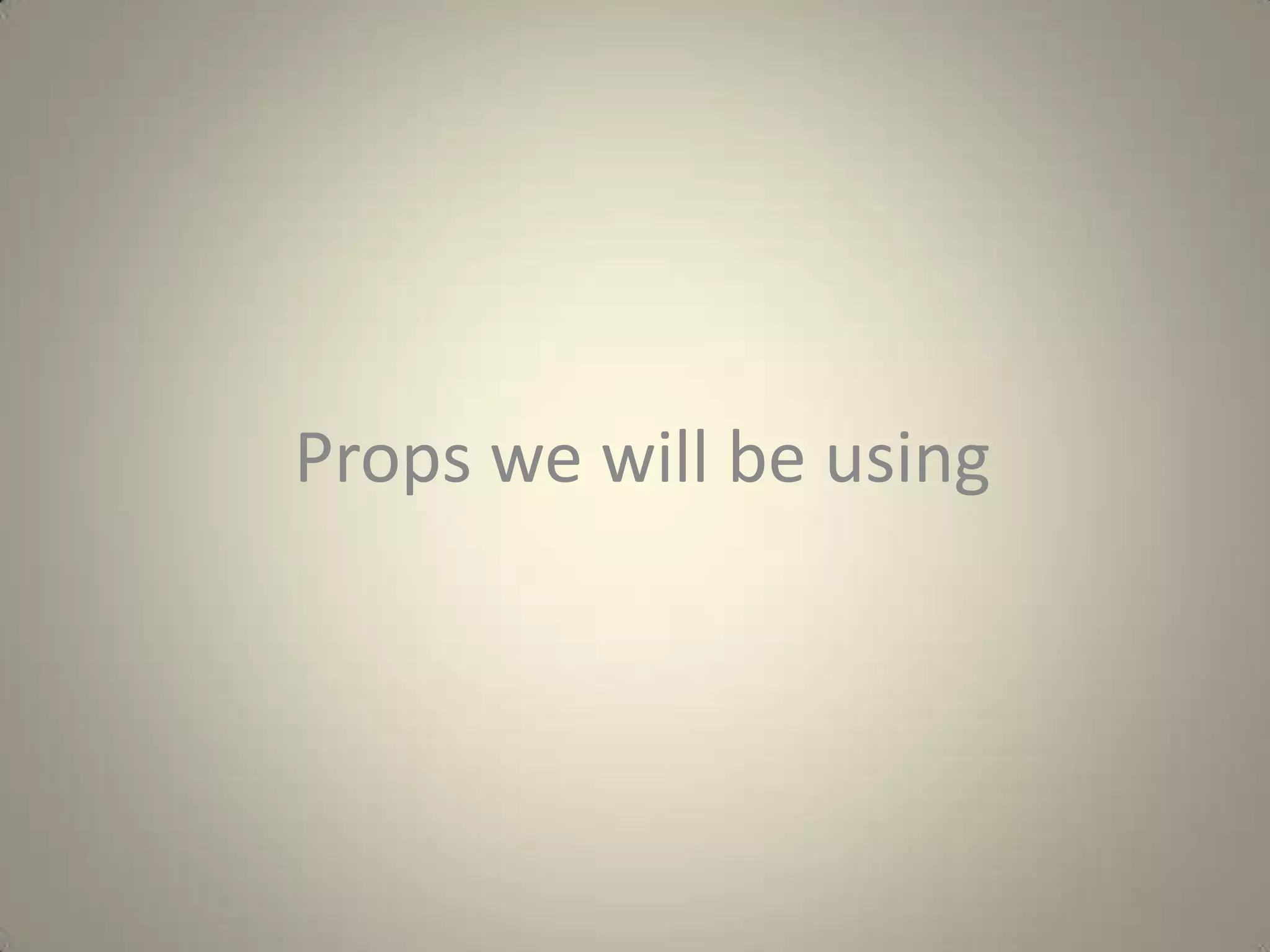 Props | PPT