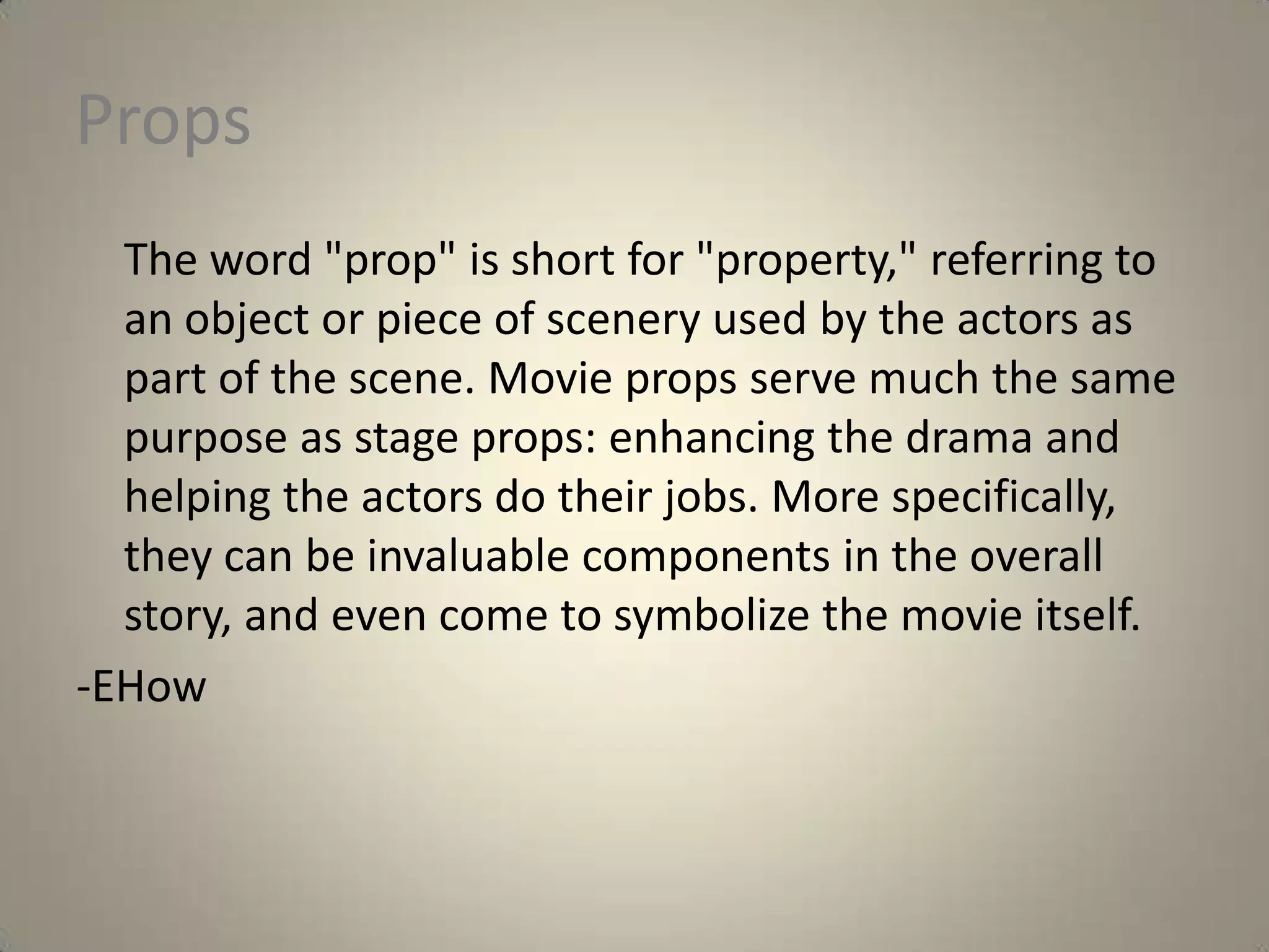 Props | PPT