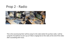 A2 Media Music Video - Props | PPTX