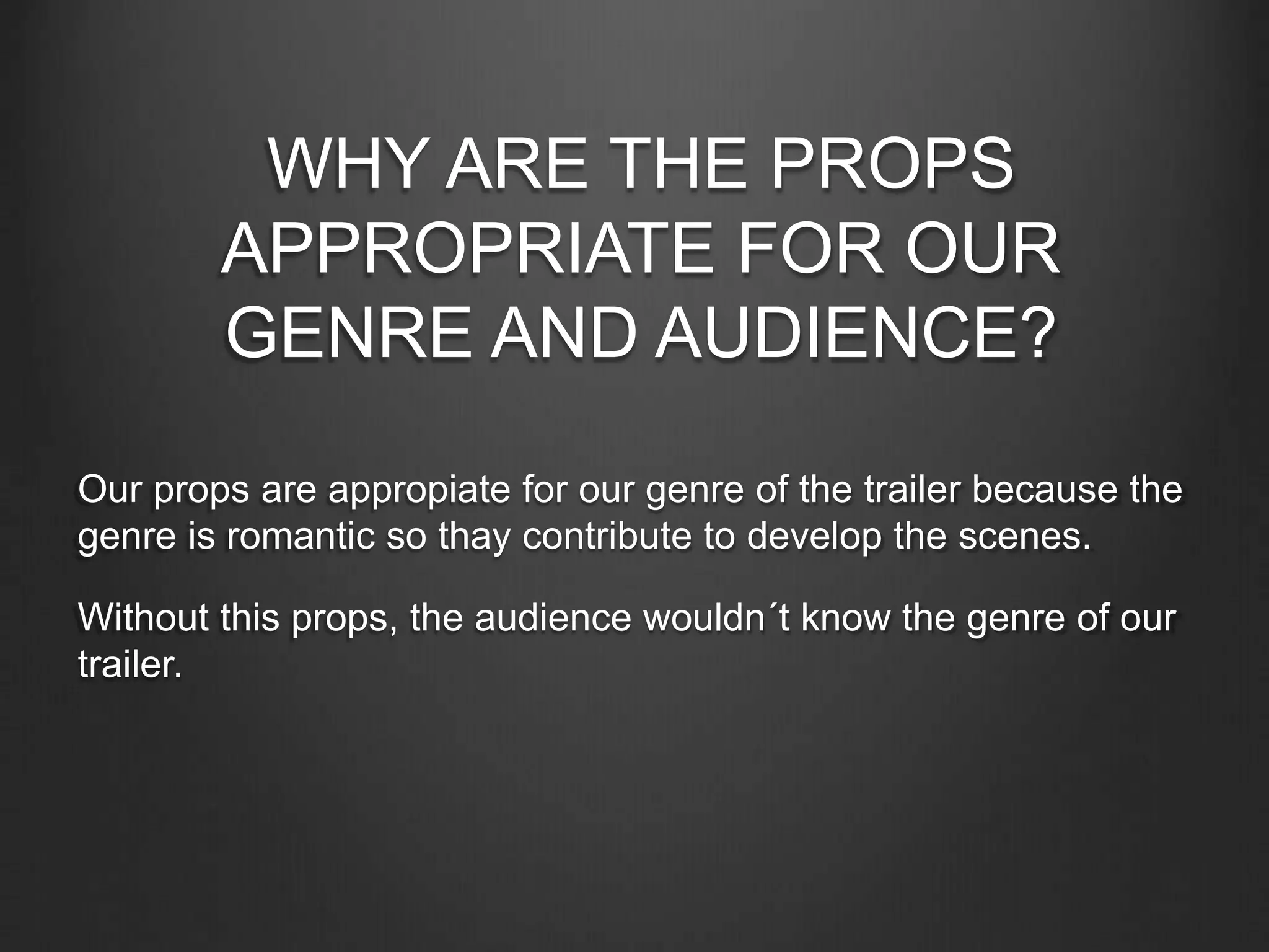 Props | PPTX | Genres