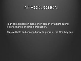 Props | PPTX | Genres