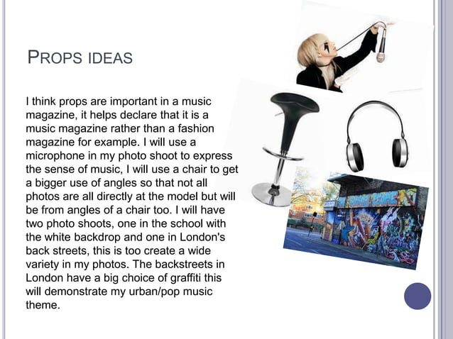 Props and costume ideas | PPTX