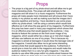 Props and costume ideas | PPTX