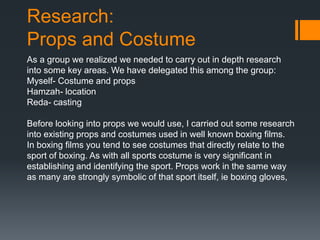 Props and location research | PPTX