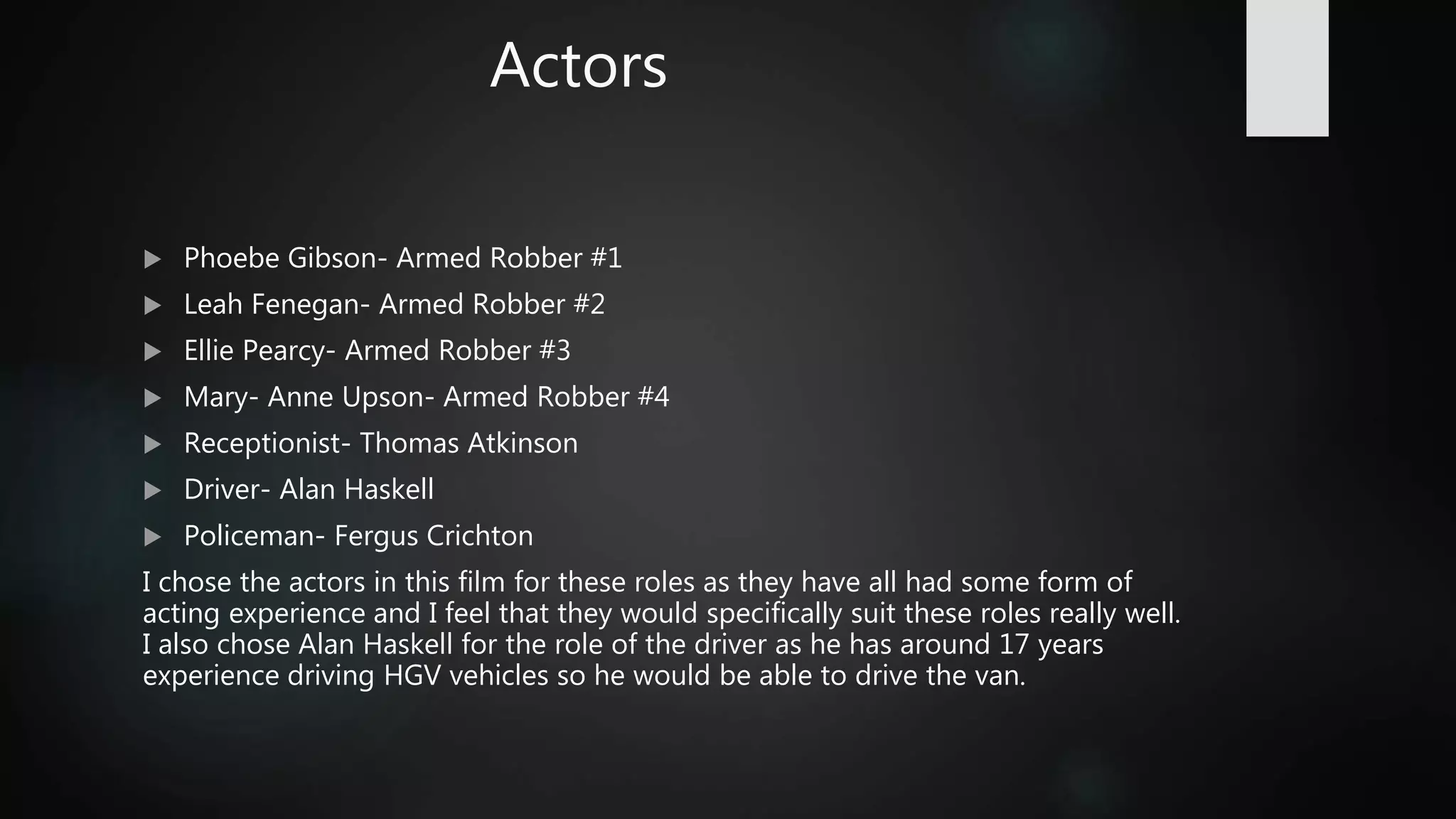 Props, Costumes and Actors | PPTX | Crime & Harmful Acts to Individuals ...