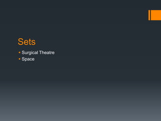 Props, costumes and sets | PPT