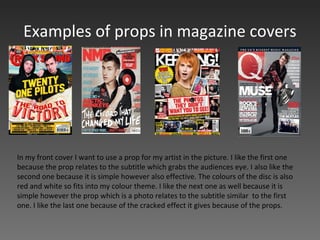 Props for magazine cover 4 | PPT