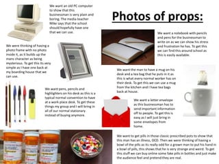 Props for thriller | PPT