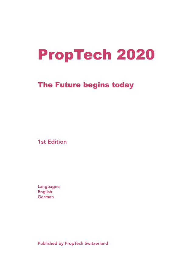 PropTech 2020 The Future of Real Estate | PDF