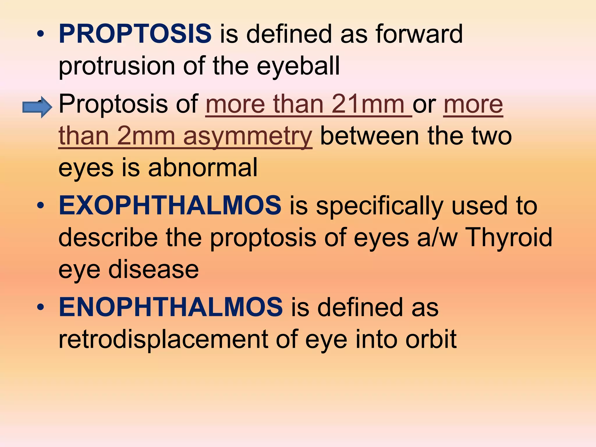 Proptosis | PPTX