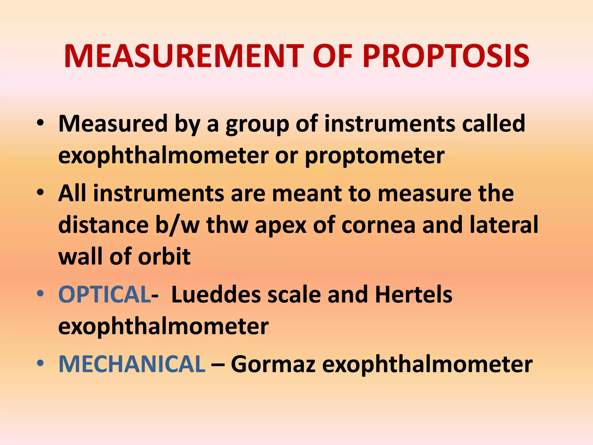 Proptosis | PPTX