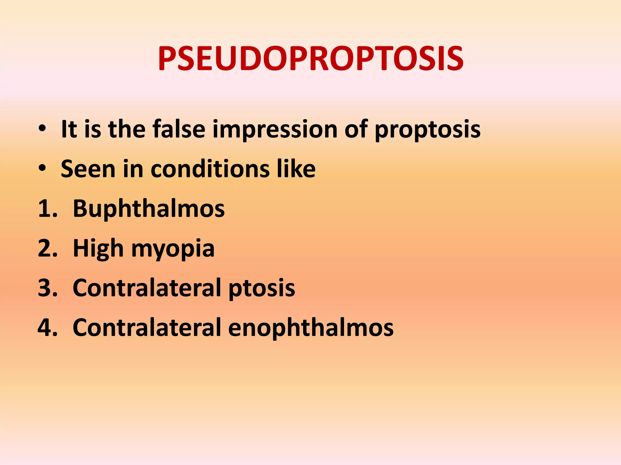 Proptosis | PPTX