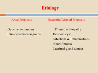 Proptosis investigation & management.rdh