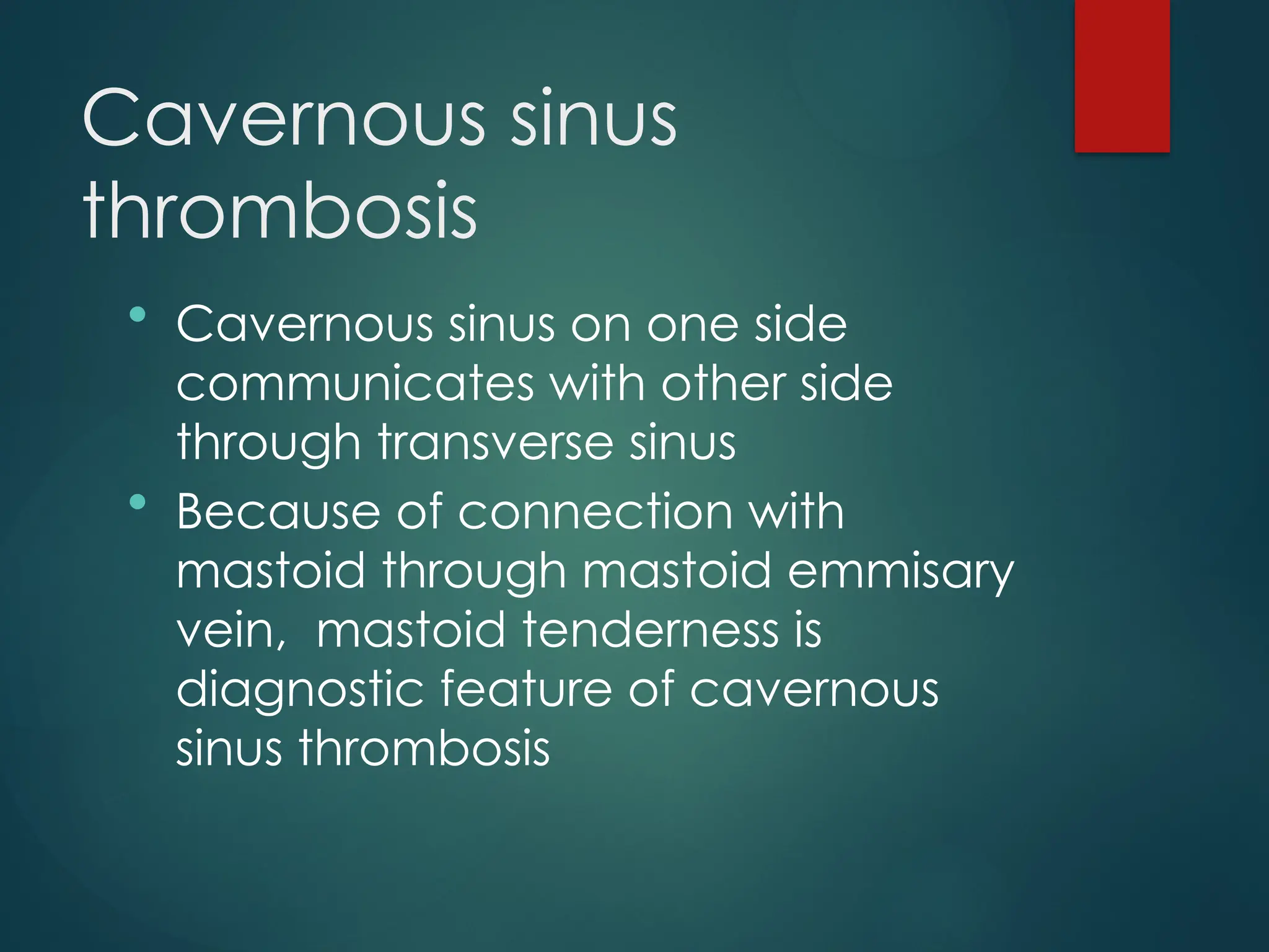 proptosis cavernous sinus thrombosis class h (1).pptx