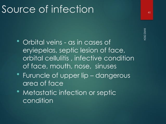 proptosis cavernous sinus thrombosis class h (1).pptx