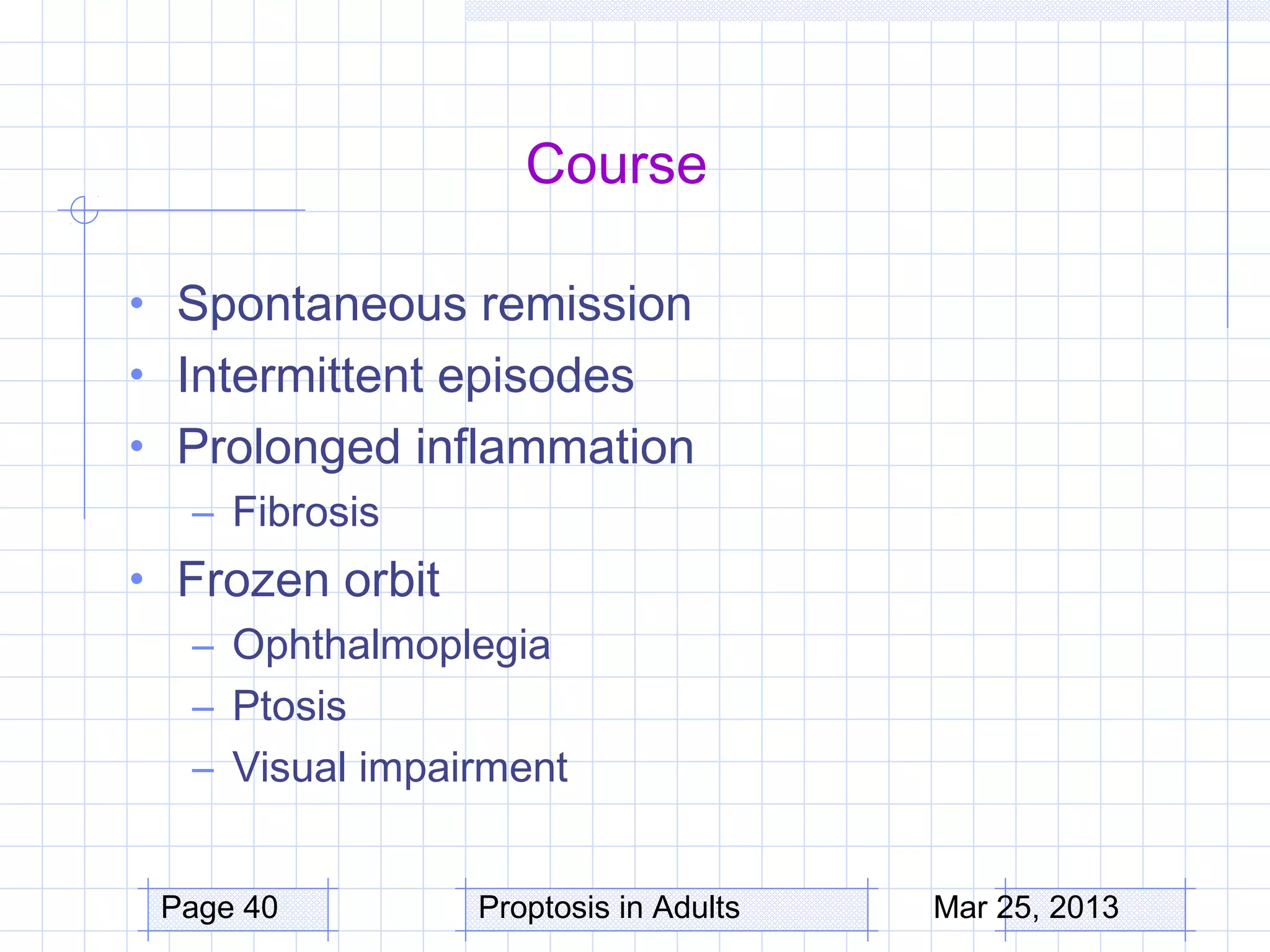 Proptosis in adults | PPT