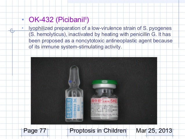 Proptosis in children