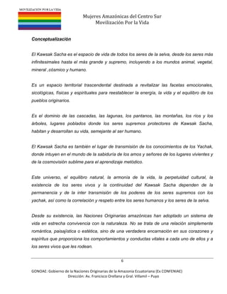 Declaratoria del Kawsak Sacha-Selva viviente | PDF