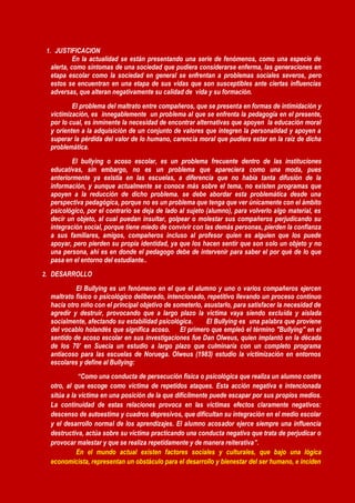Propuesta de taller antibullying | PDF