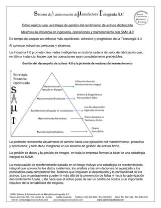 Cómo realizar una estrategia de gestión del rendimiento de activos ...