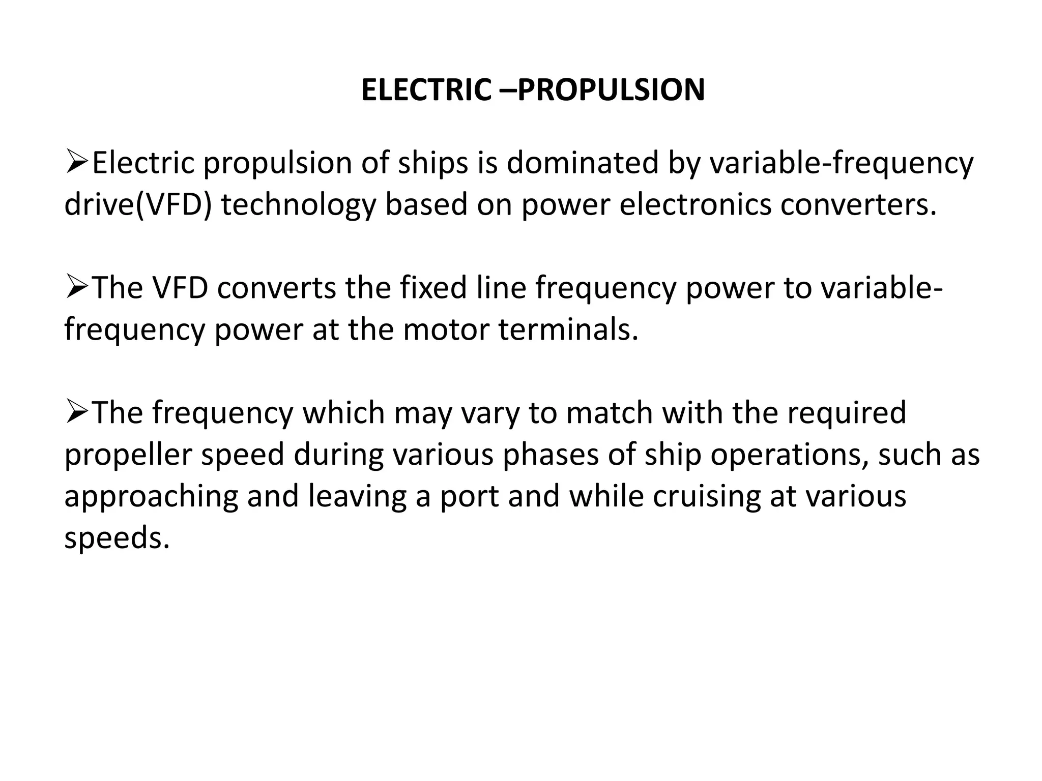 Presentation on Ship Electric Propulsion.ppt