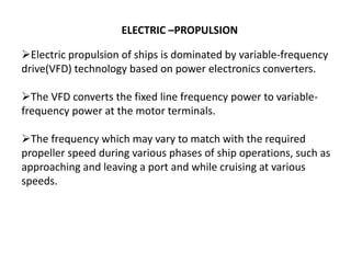 Presentation on Ship Electric Propulsion.ppt
