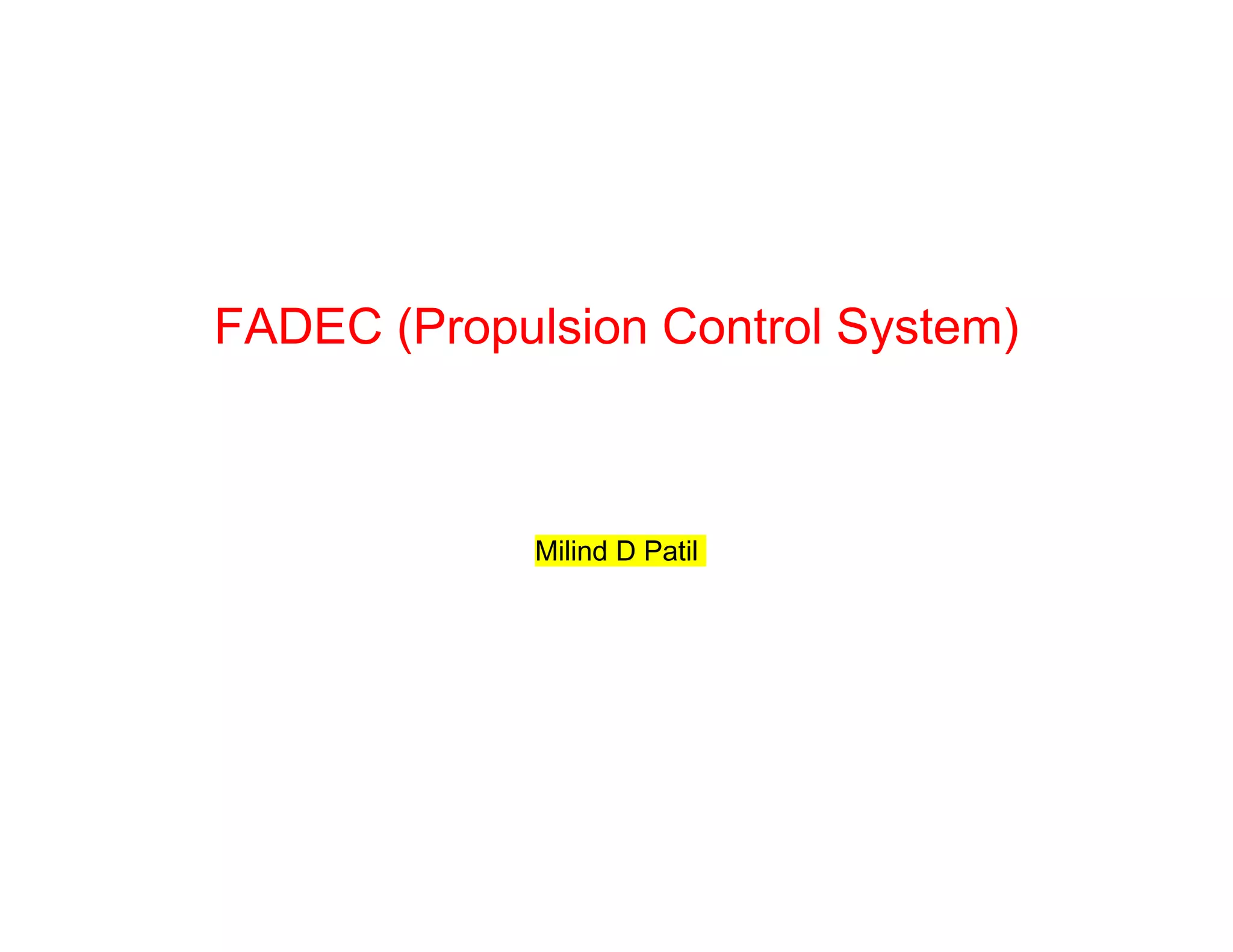 Propulsion control system | PPT