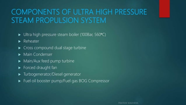 Propulsion machinery on lng vessels | PPTX | Power and Energy Industry ...