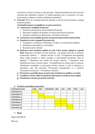 Propunere proiect | PDF