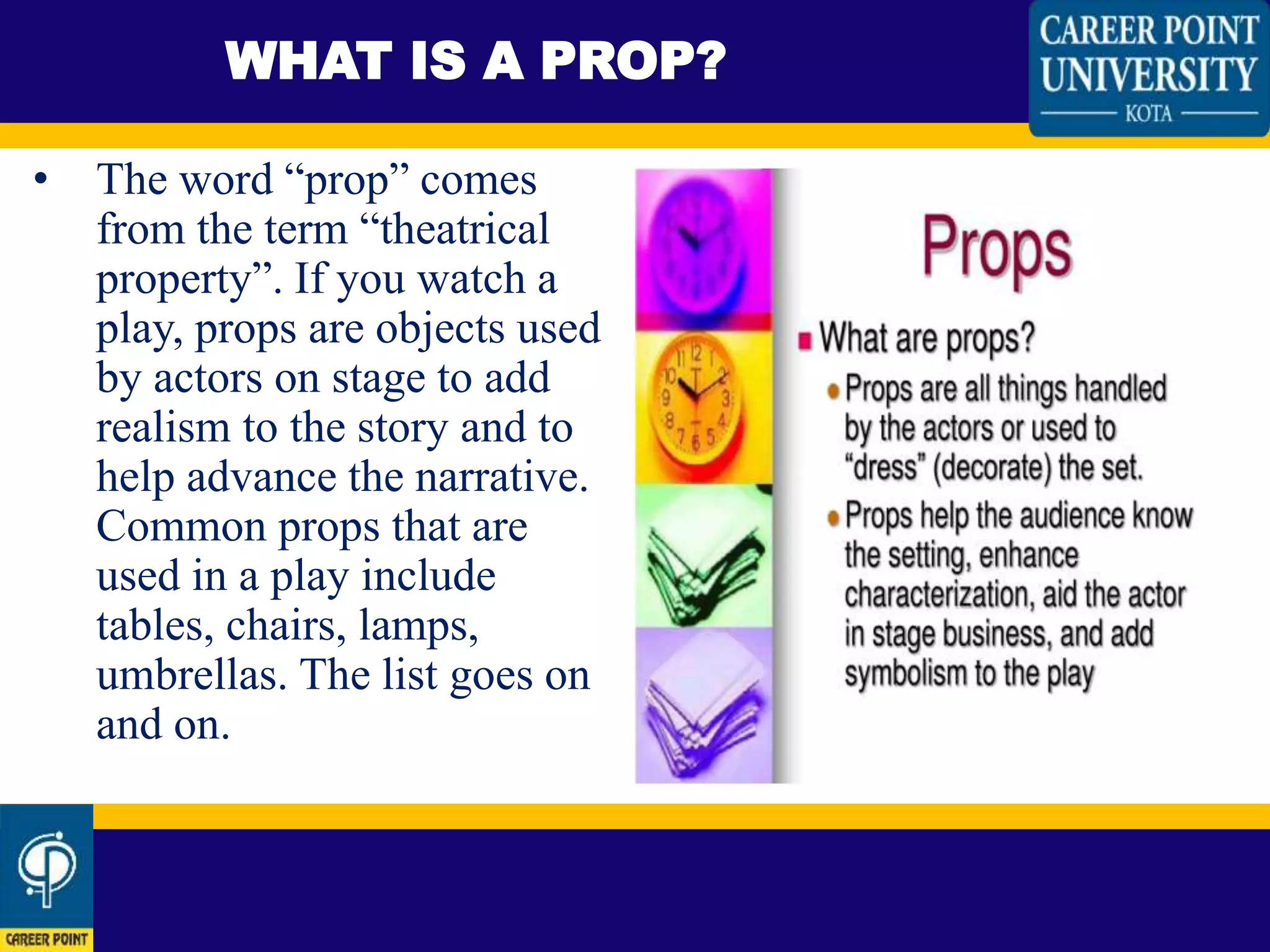 Prop up your presentation | PPTX