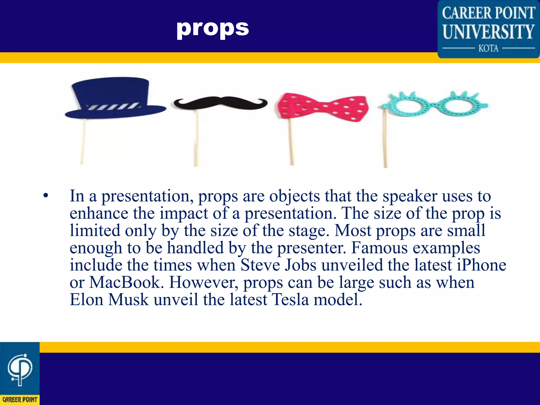 Prop up your presentation | PPTX