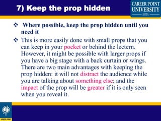 Prop up your presentation | PPTX