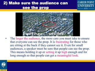 Prop up your presentation | PPTX