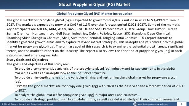 Propylene glycol (pg) market | PDF