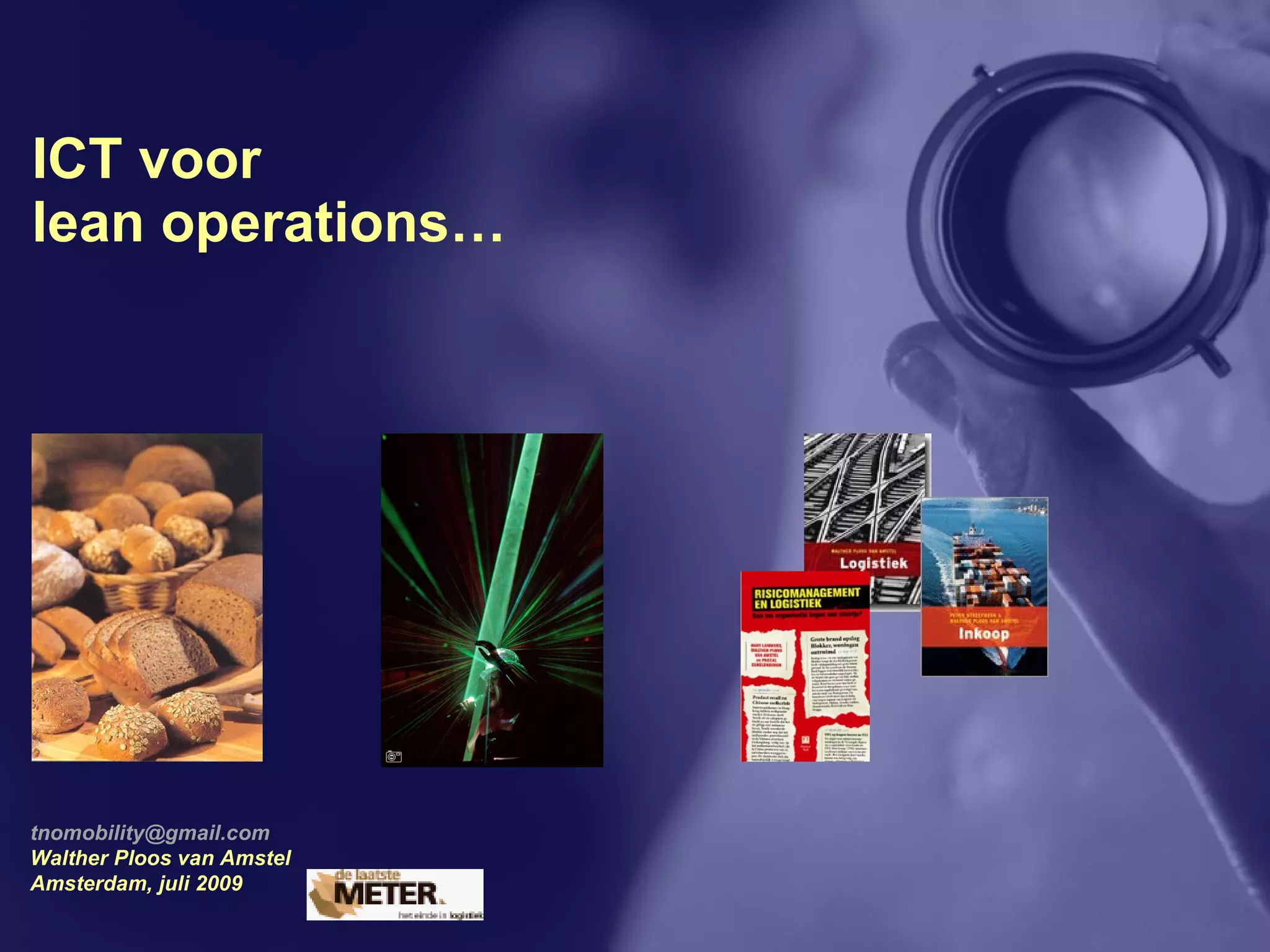 ICT for lean operations: situational awareness | PPT