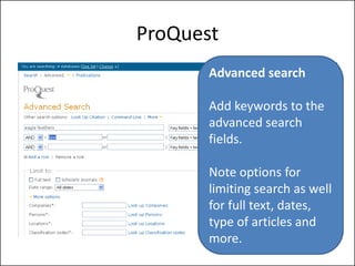 ProQuest Article Database | PDF